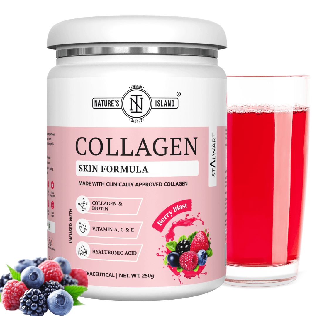 Hydrolyzed Marine Collagen Powder: Hair Nail & Joint - Natures Island